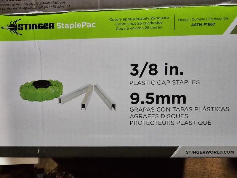 STINGER 3/8-in Leg x 3/8-in 21-Gauge Cap Staples (2016-Per Box) 0136420 ...