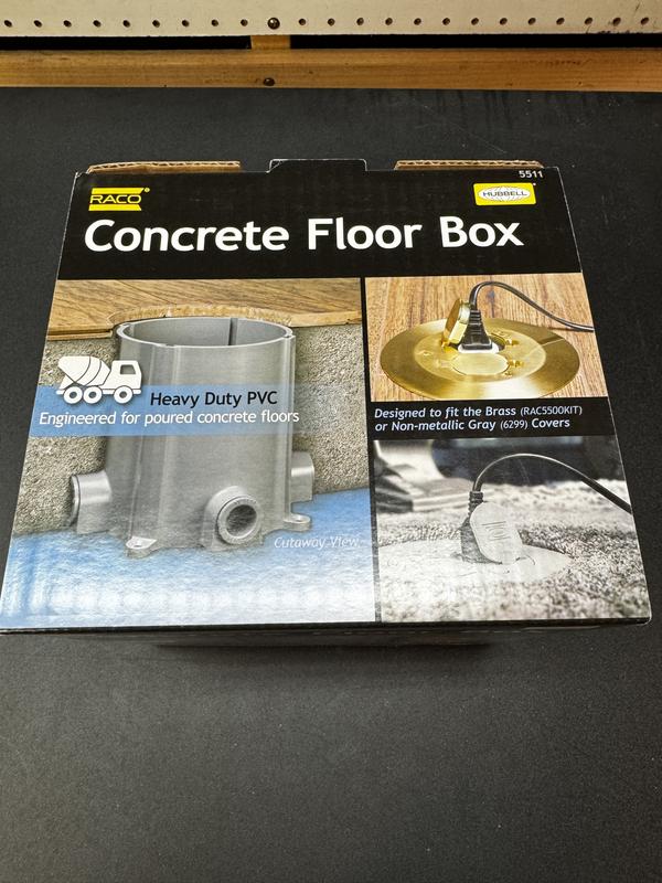 Hubbell RACO Plastic New Work Round Electrical Box 5511 at Lowes.com