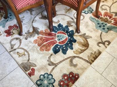 Mohawk Home Graceland 5 X 8 (ft) Cream Indoor Floral/Botanical Area Rug ...