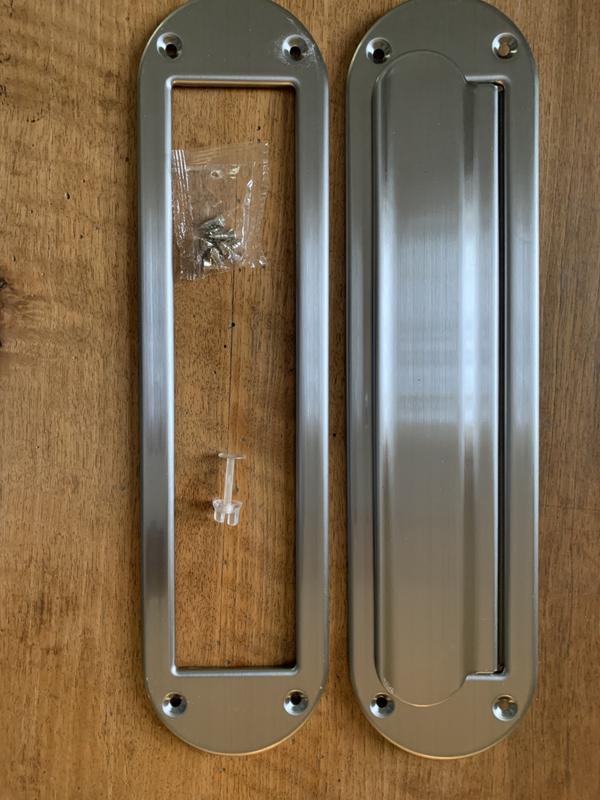 Franklin Brass Brushed Gold Mail Slot (Mounting Hardware Included) in ...