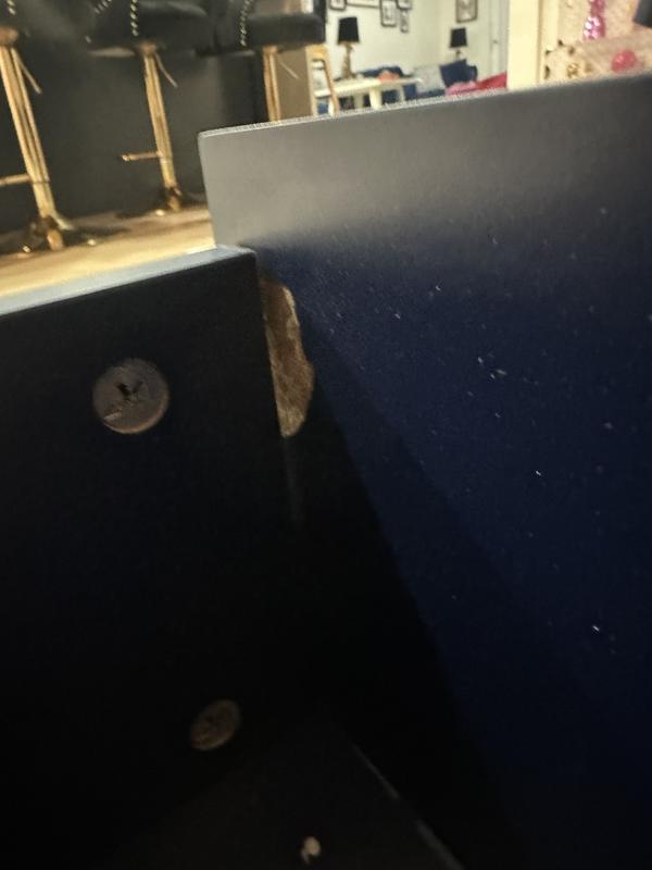 Inspired Home Gillian 18-in W x 24-in H Dark Grey Wood veneer ...