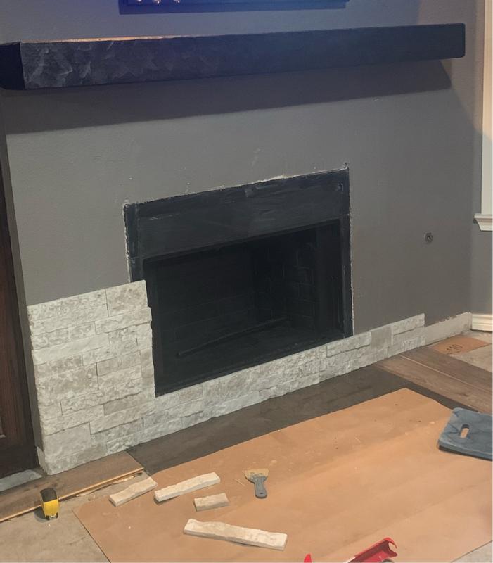 AirStone Spring Creek 8-sq ft Gray Faux Stone Veneer CLSCFIO at Lowes.com