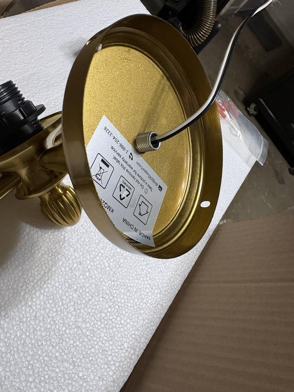 TETOTE 3-Light Gold Vanity Light Bathroom Light Fixture Transitional ...