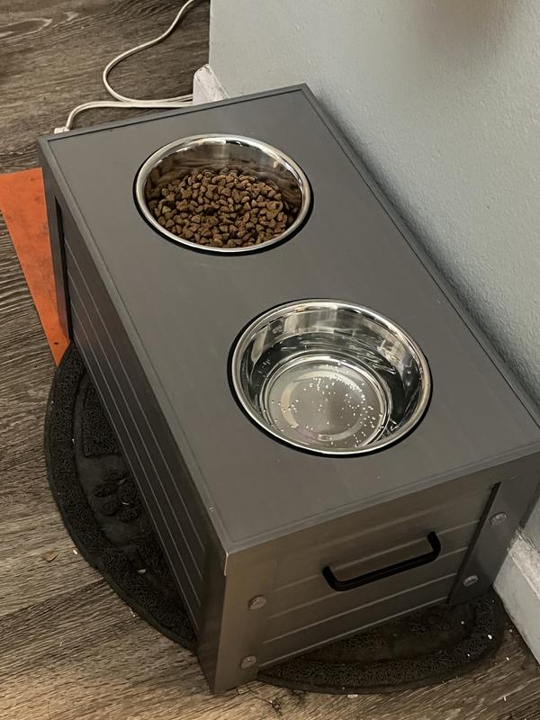 New Age Pet Piedmont 48-oz Plastic Dog Bowl(s) with stand 2 Bowls in ...
