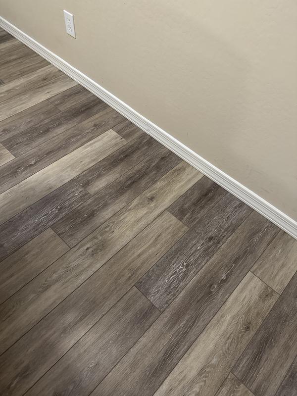 SMARTCORE Ultra Blue Ridge Pine Brown 12-mil Waterproof Interlocking ...