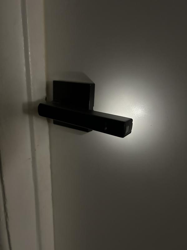 Kwikset Signature Series Halifax LED Motion Activated Matte Black ...