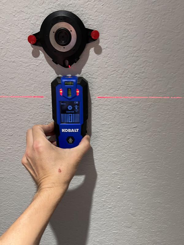 Kobalt 30-ft Red Line Generator Laser Level Rechargeable 2-in-1 with ...