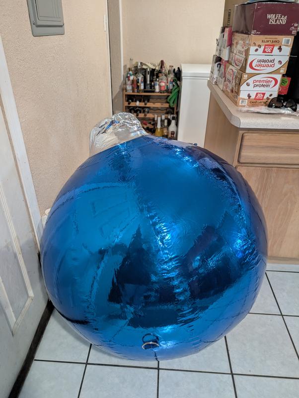 Holiday Living 3-Ft Blue Indoor/Outdoor Ultimate Ornament in the ...