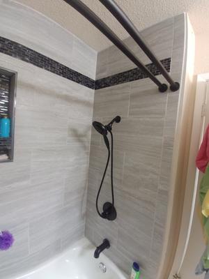 Style Selections Ridgemont Silver 12-in x 24-in Glazed Porcelain Stone ...