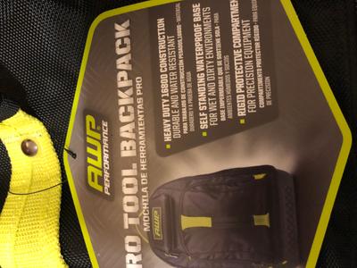 AWP HP Black Polyester 16-in Zippered Backpack 3L-22619 at Lowes.com