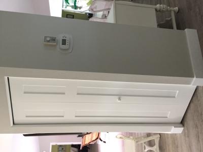 RELIABILT 30-in x 80-in 3-panel Smooth Hollow core Primed Molded ...