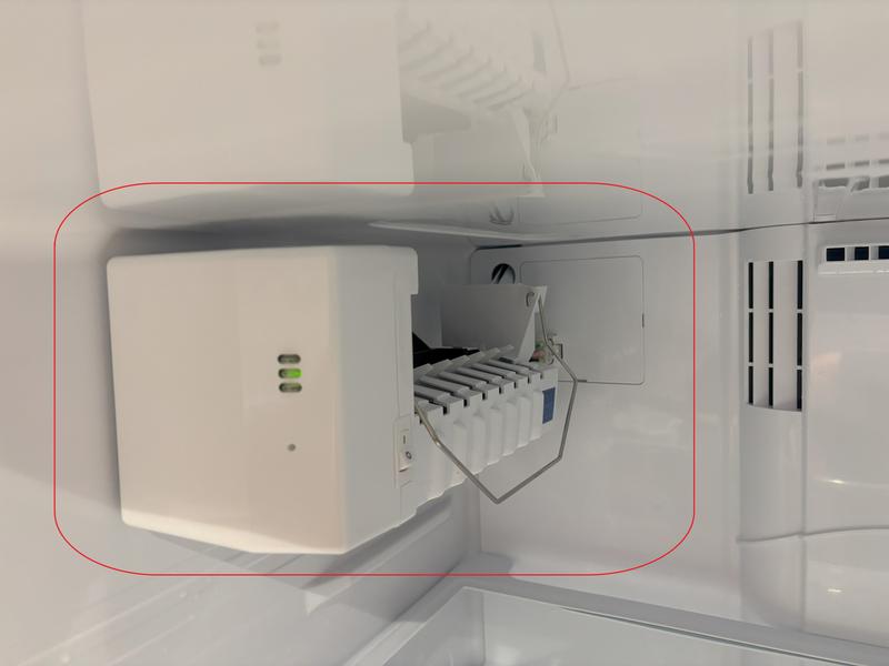 LG 2.2-lb Ice Per day Built-In Cubed Ice Maker (White) LK60C at Lowes.com