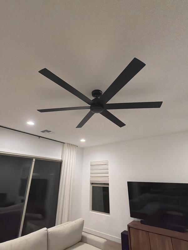 Hunter Lakeway ENERGY STAR 72-in Fresh White Indoor/Outdoor Ceiling Fan ...
