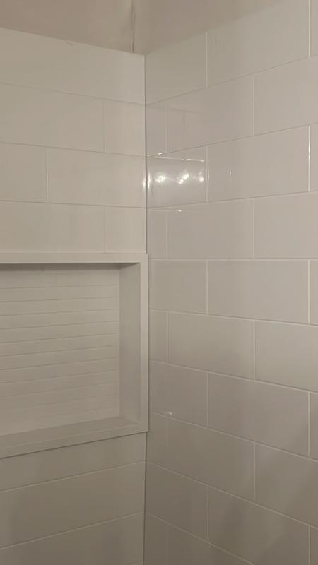 MAAX NexTile 60-in W x 30-in D x 74-in H White 4-Piece Direct To Stud ...