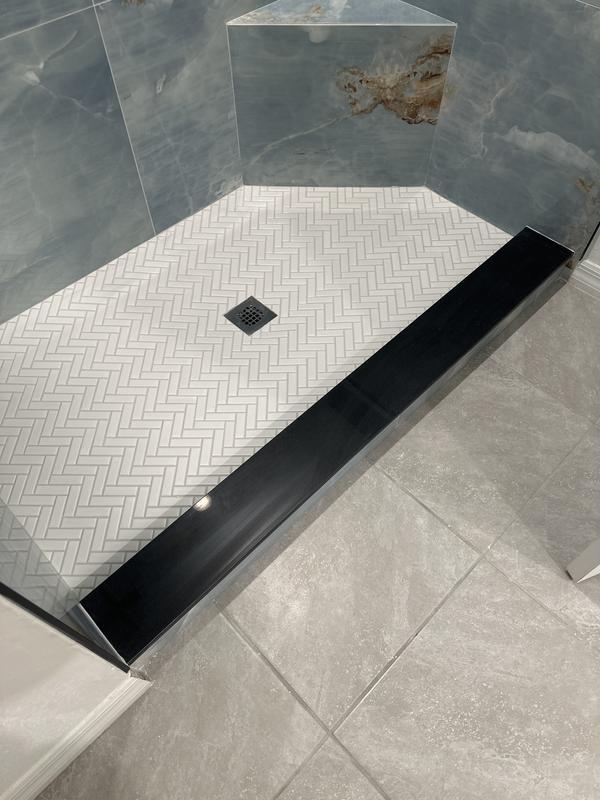 Satori Calacatta Capri 4-in x 36-in Polished Marble Threshold Tile in ...