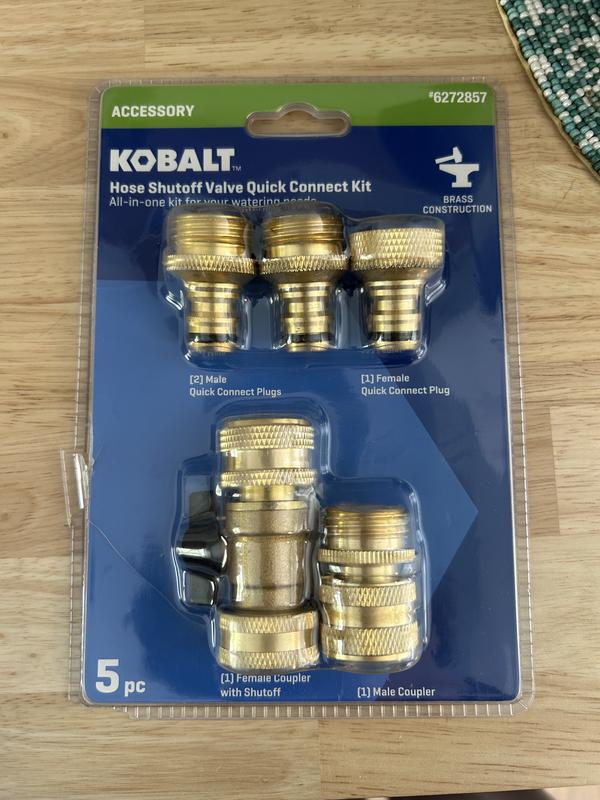 Kobalt Brass Quick connector set in the Garden Hose Quick Connectors ...
