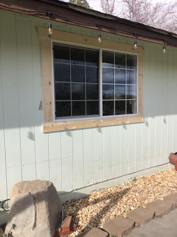 JELD-WEN V-2500 Left-Handed White with White Interior Vinyl Sliding ...