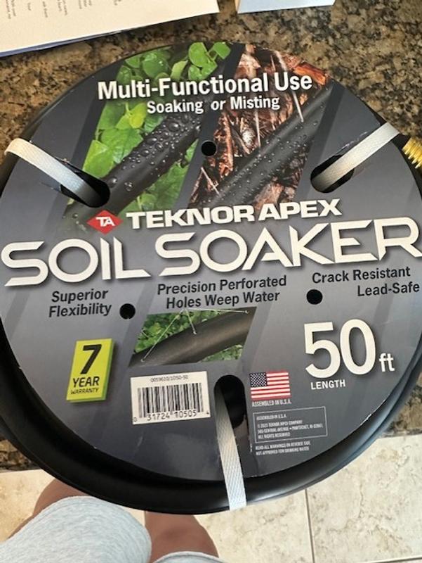 Teknor Apex SOIL SOAKER 3/8-in x 50-ft Vinyl Black Coiled Hose in the ...