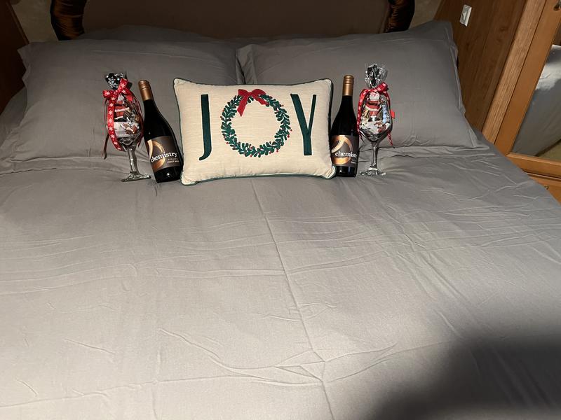 Holiday Living 12-in Pillow Joy (4-Pack) Christmas Decor WF-24-P109 at ...