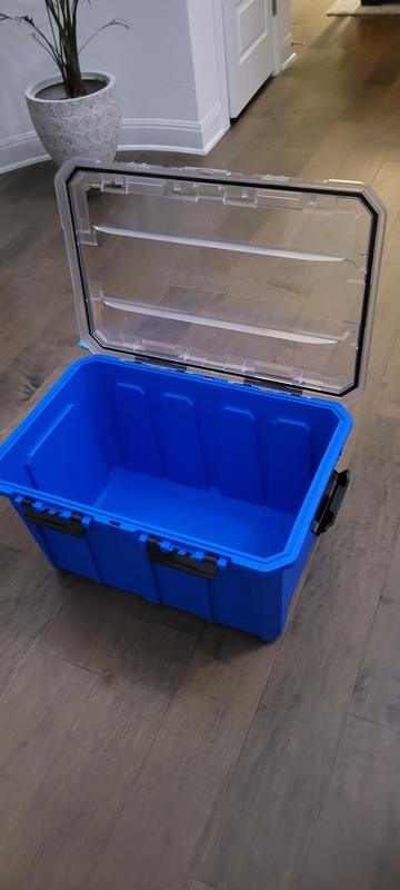 Kobalt Large 20 -Gallons ( 80 -Quarts ) blue Heavy Duty Stackable Tote ...