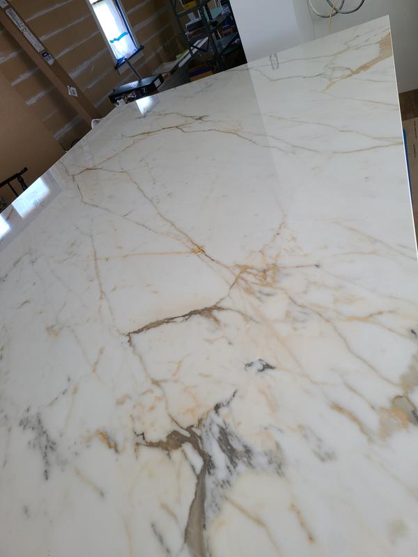 Derivati Paragon Ultra Compact Surface White Kitchen Countertop SAMPLE ...