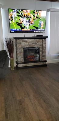 Style Selections Urbanite Oak 8-mm T x 8-in W x 50-in L Water Resistant ...