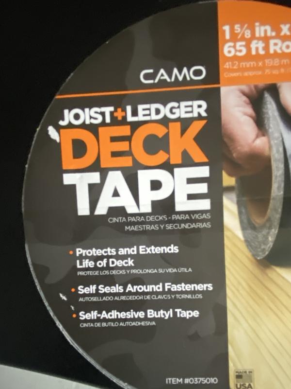 CAMO Joist 1.625-in x 65-ft Butyl Deck Tape in the Deck Tape department at Lowes.com