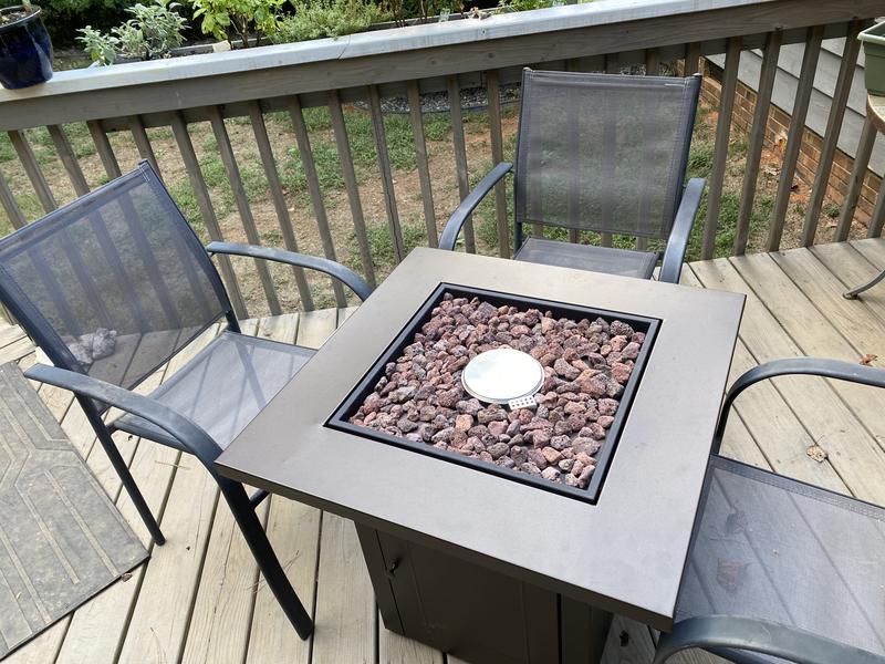 Legacy Heating 28-in W Wood Painting Portable Steel Square Propane Gas ...
