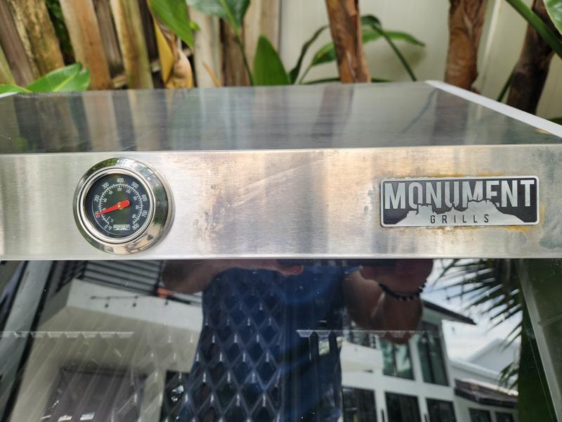 Monument Mesa Stainless Steel 5-Burner Infrared Liquid Propane Gas Grill with 1 Side Burner ...