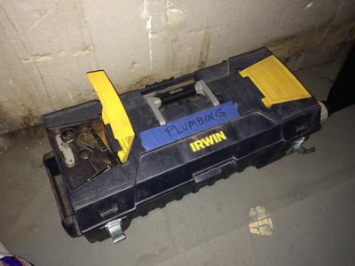 IRWIN 29-in W x 11-in H Blue Resin Lockable Tool Box at Lowes.com