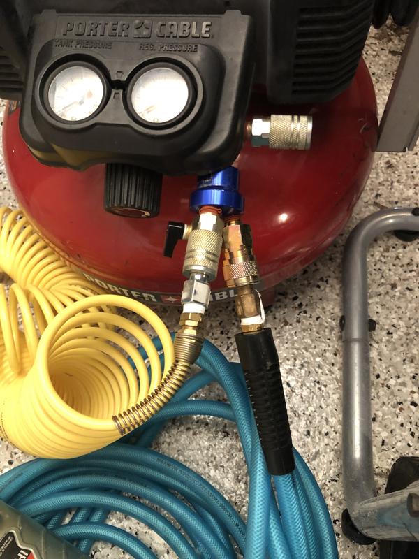 Kobalt NPT 3-in-1 Air Manifold 1/4-in SGY-AIR17NB at Lowes.com