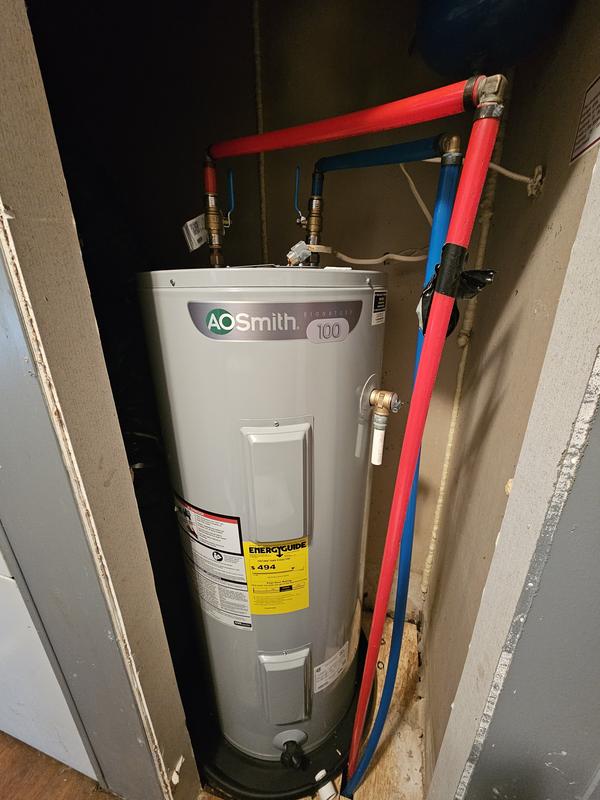 A.O. Smith Signature 100 50-Gallons Short 6-year Warranty 4500-Watt ...