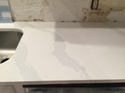 allen + roth Alluring Quartz White Kitchen Countertop SAMPLE (4-in x 4 ...