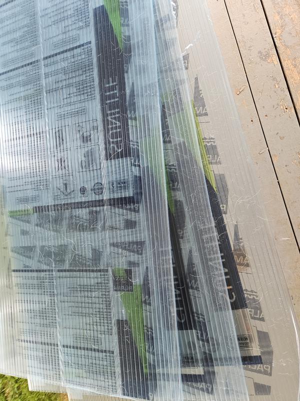 Sunlite 0.31-in T x 48-in W x 24-in L Clear Polycarbonate Sheet 400995 ...