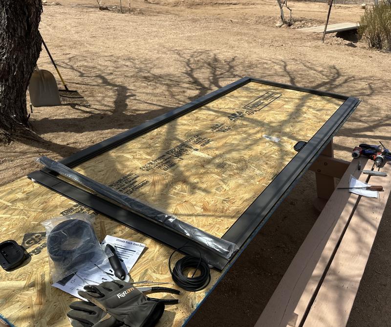 RITESCREEN Patio Doors Universal reversible Screen door 48-in x 80-in ...