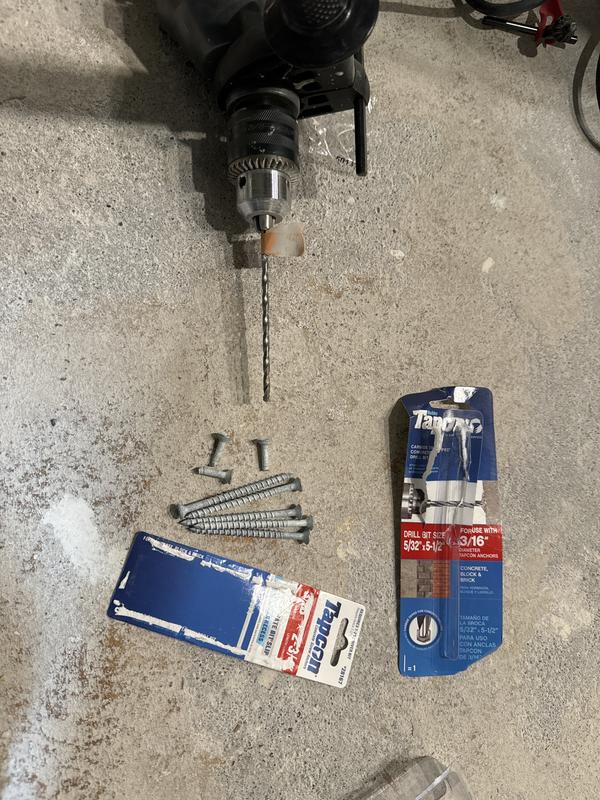 Tapcon 3/16-in x 2-3/4-in Concrete Screws Anchors (8-Pack) 28167 at Lowes.com