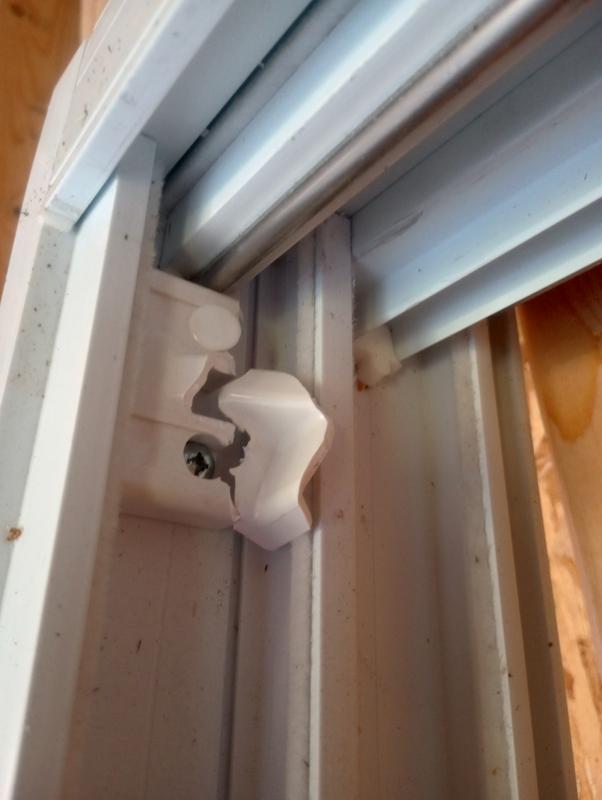 Dusco Patio Doors 72-in x 80-in x 6-9/16-in Jamb White Vinyl Left-hand ...
