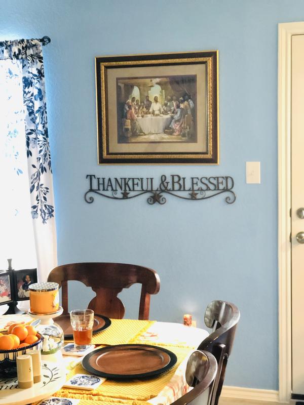 Hastings Home 32.75-in W x 15-in H Metal Welcome Wall Phrases Wall ...