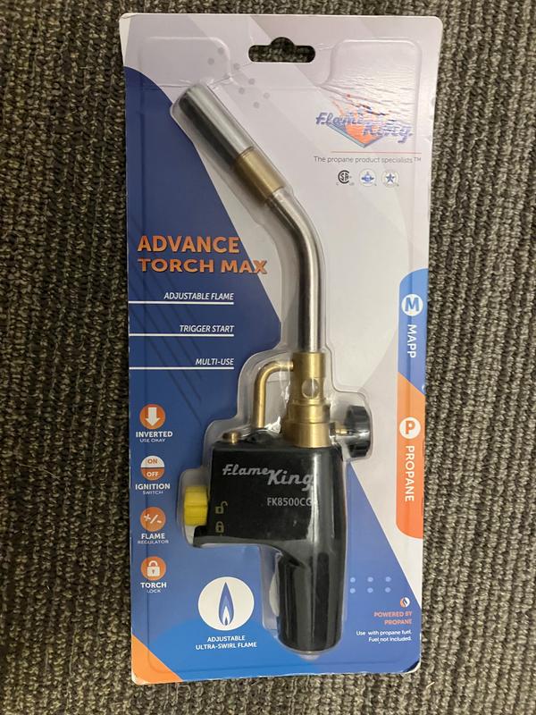 Flame King Heavy Duty Torch for Charcoal/Campfire, Plumbing, Soldering ...