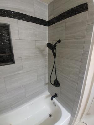 Style Selections Ridgemont Silver 12-in x 24-in Glazed Porcelain Stone ...