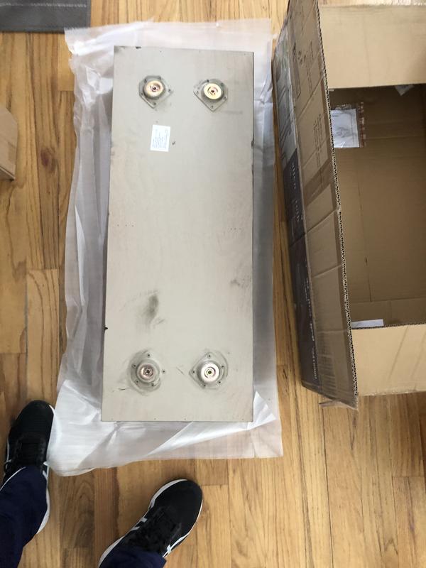 allen + roth 33.75-in Brown Modern/Contemporary Writing desk in the ...