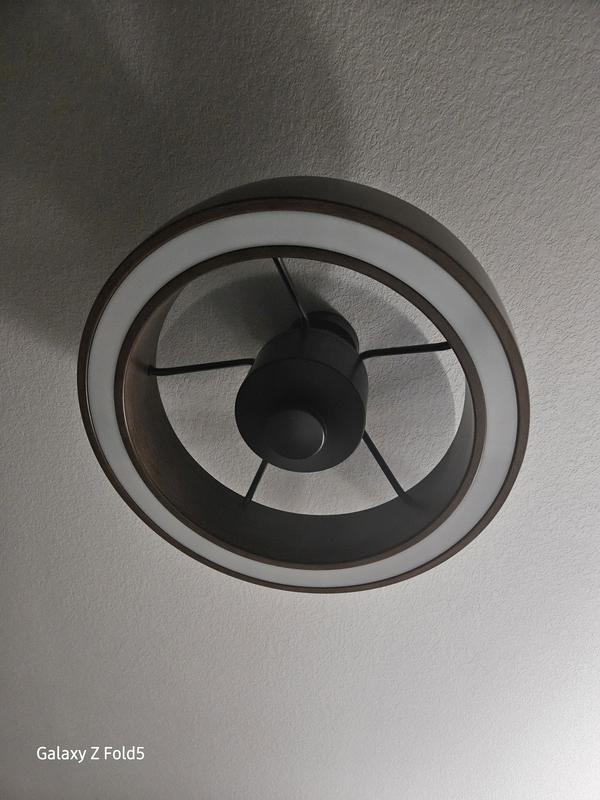 Harbor Breeze Vanderbrook 26-in Black Integrated LED Indoor Ceiling Fan ...