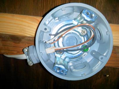 Hubbell Bell PVC Weatherproof New Work/Old Work Ceiling Fan Electrical ...