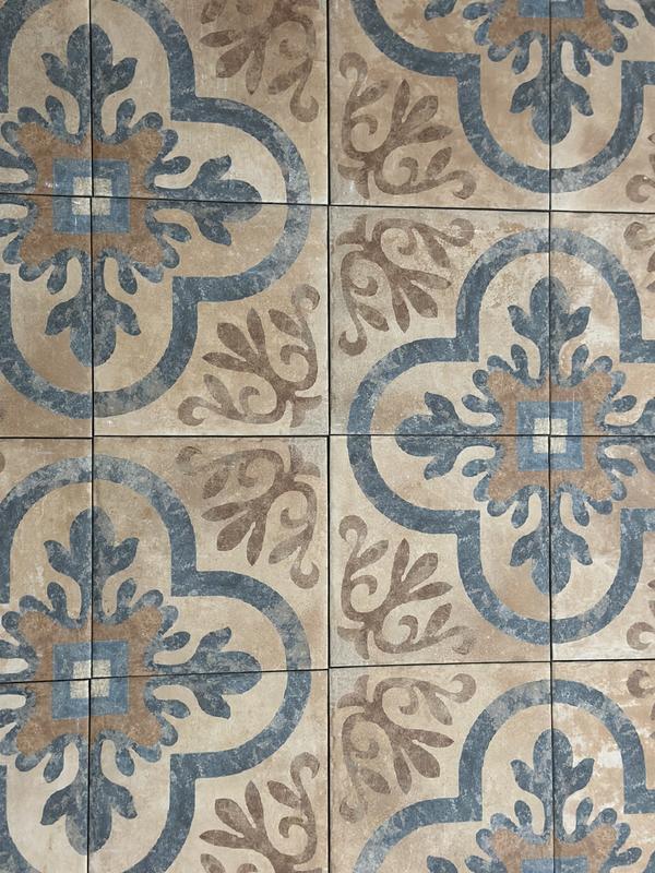 Affinity Tile Americana Newton 9-in x 9-in Matte Porcelain Patterned ...