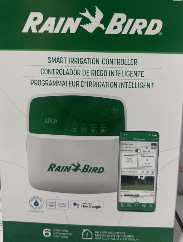 Rain Bird 8-Station Digital Wi-Fi Compatible Indoor/Outdoor Smart Irrigation Timer ARC8 at Lowes.com