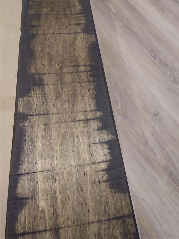 Dogberry 48-in W x 5.5-in H x 9-in D Ash Gray Stained Poplar Hollow ...