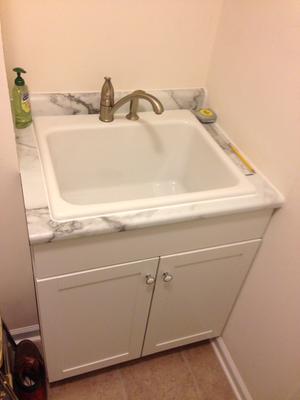 Dekor 22-in x 25-in Sterling Silver Drop-in Laundry sink at Lowes.com