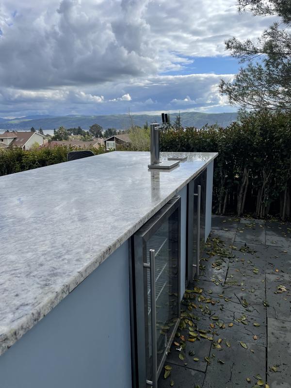 allen + roth Salt Marsh Granite Off-white Kitchen Countertop SAMPLE (4 ...