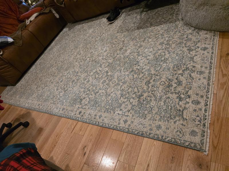 allen + roth Olive Flowers 10 X 13 (ft) Green Indoor Floral/Botanical ...