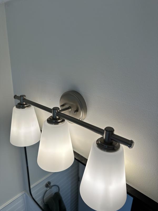 Lucere Vanity Light 20.25-in 1 Light Matte Black Modern/contemporary ...